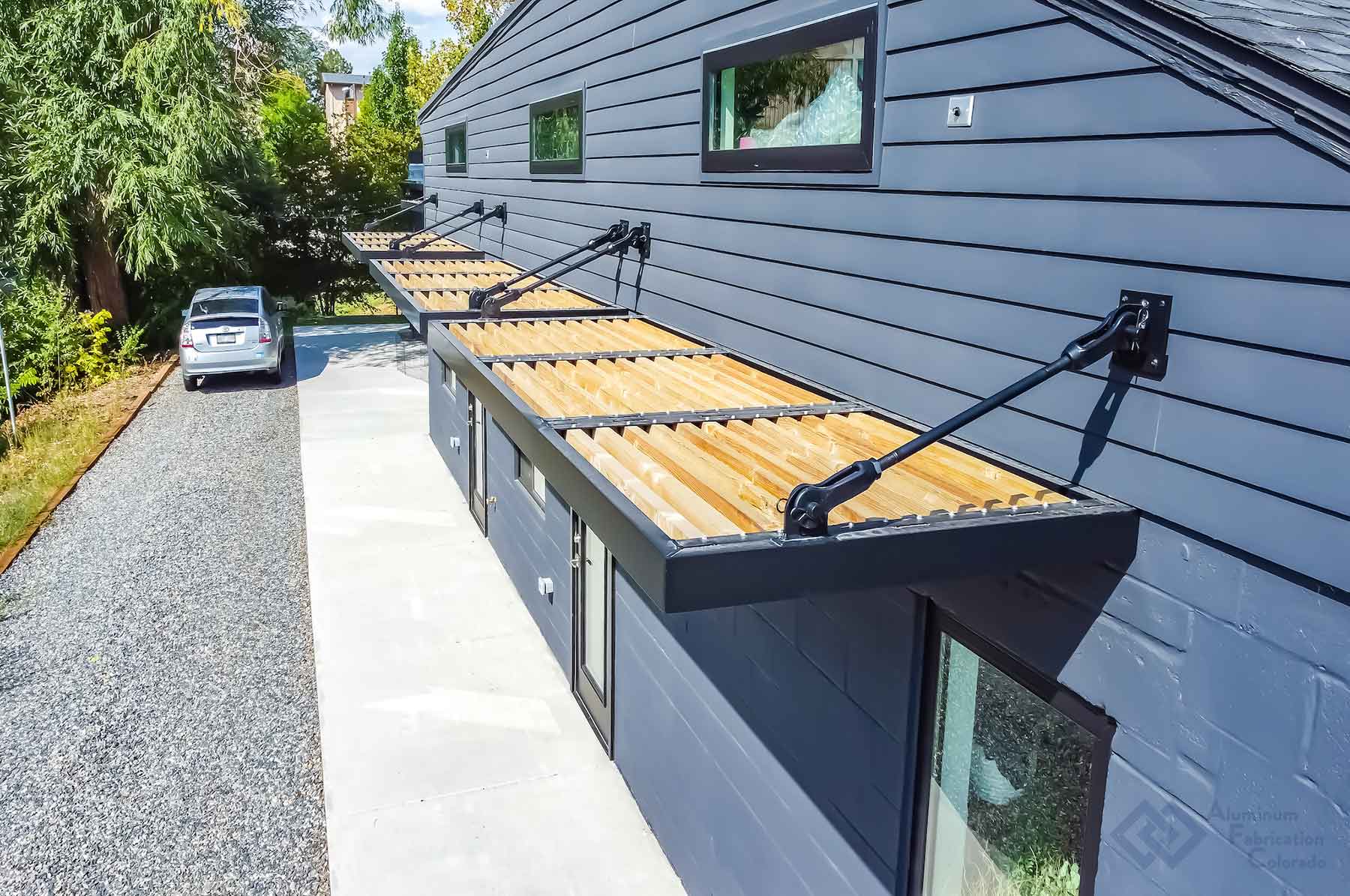 Commercial Aluminum Metal Trellis Canopy